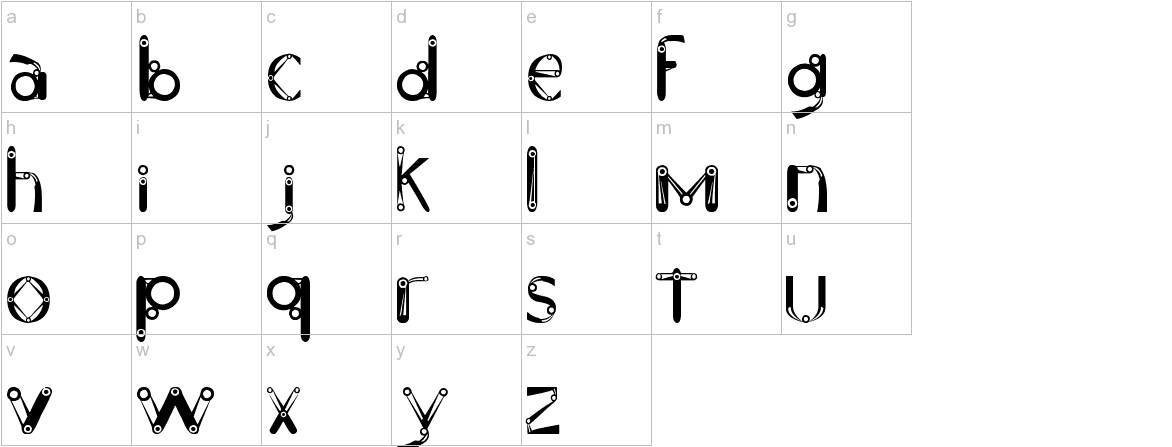 Mechanical Font | UrbanFonts.com