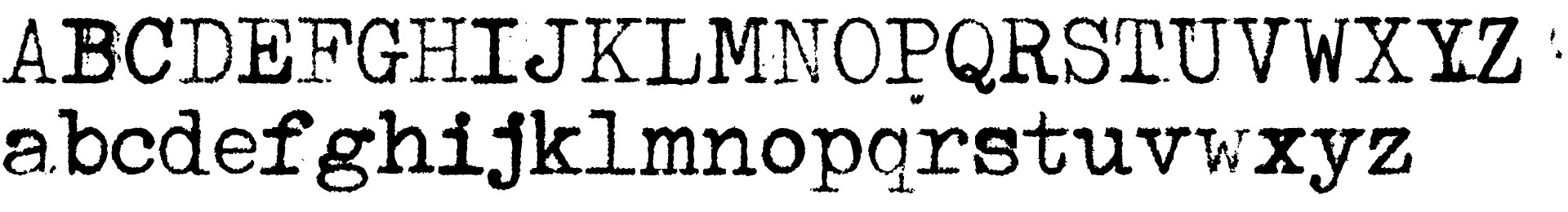 Free Typewriter fonts Page 6 - Urban Fonts