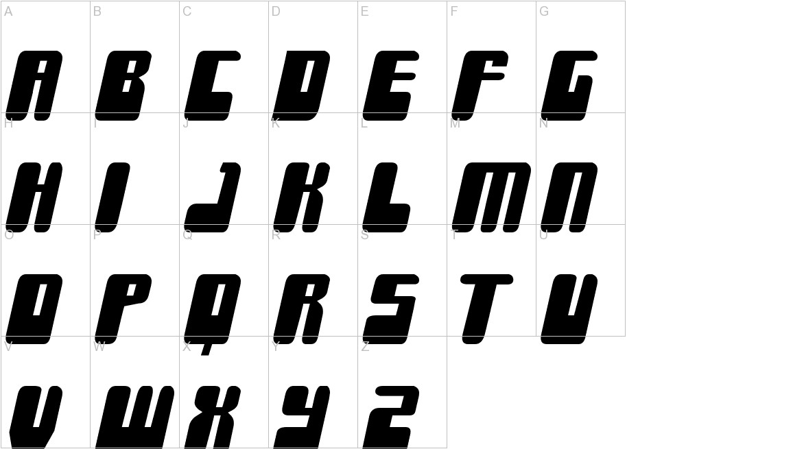 Force Font | UrbanFonts.com