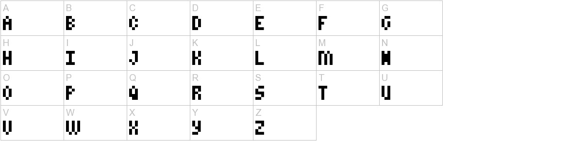 MiniPower Font | UrbanFonts.com