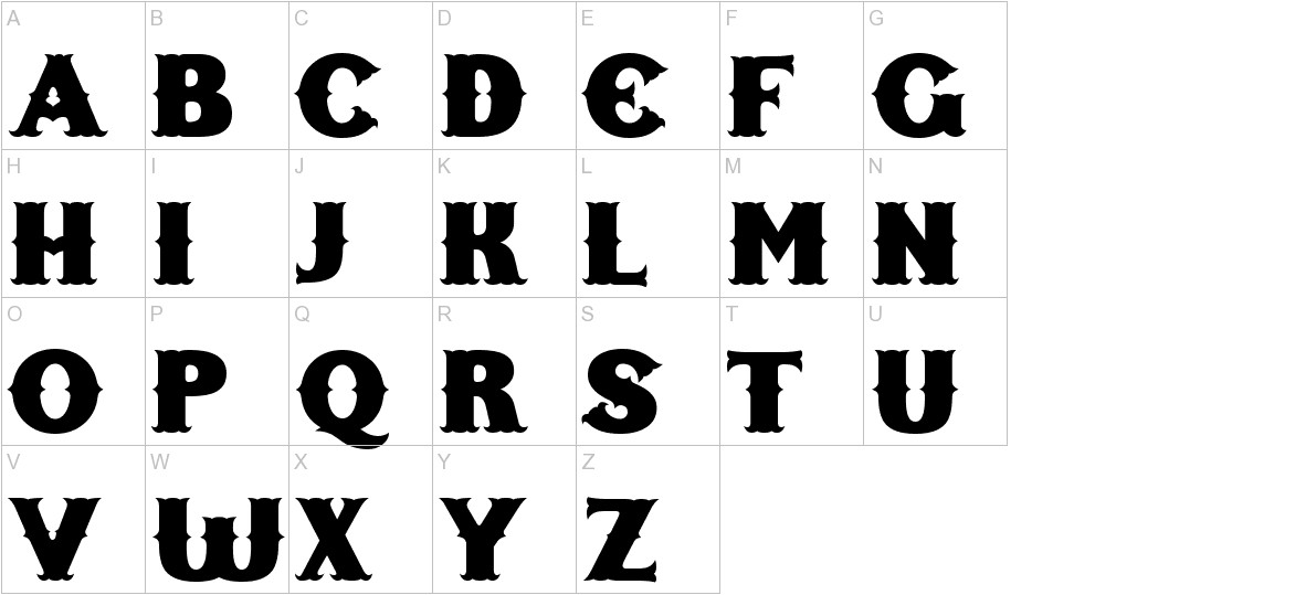 Freak Show Font | UrbanFonts.com