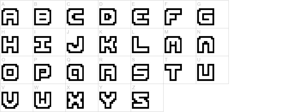 Bitxel Font | UrbanFonts.com