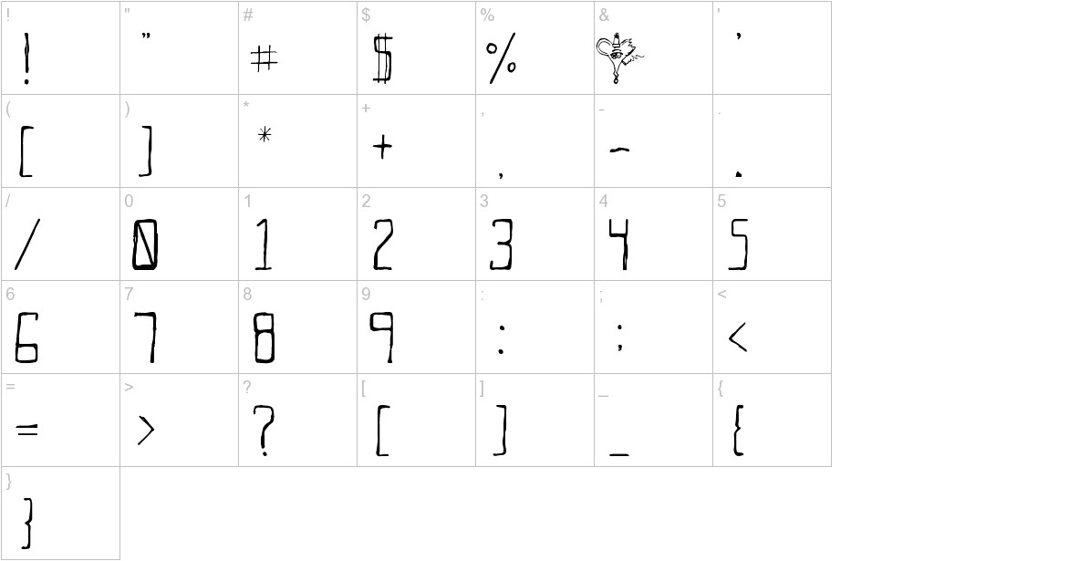 Rat Scratch Tall Font | UrbanFonts.com