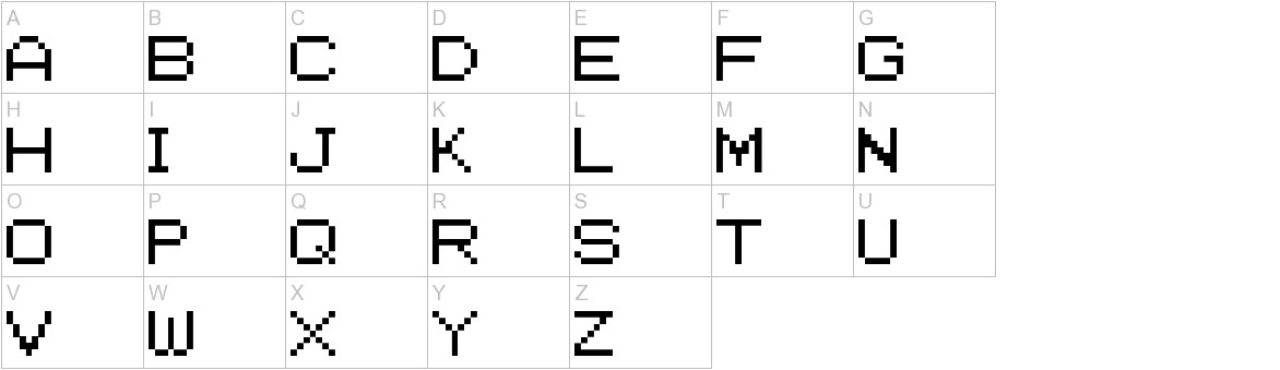 RCR Font | UrbanFonts.com