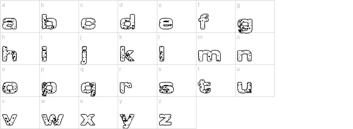 Sponge Font | UrbanFonts.com