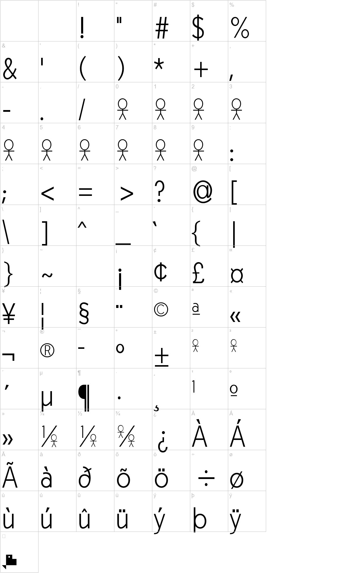 Tabarra NarrowLight Font | UrbanFonts.com