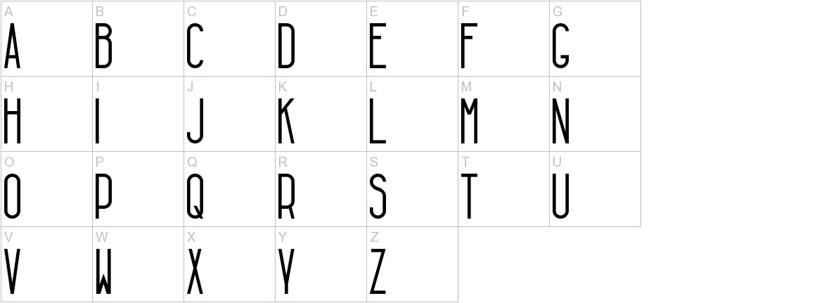 Tall & Lean Font | UrbanFonts.com