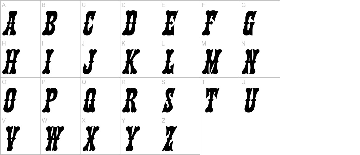 Texas Ranger Italic Font | UrbanFonts.com