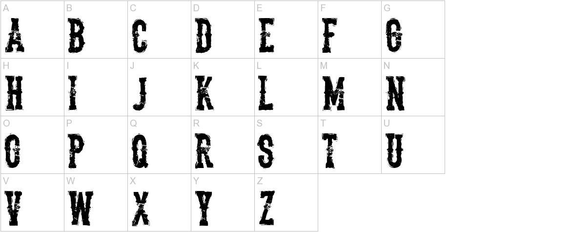 The Deadliest Saloon Font | UrbanFonts.com