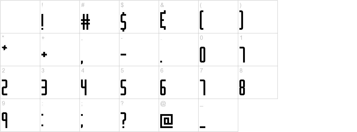 The Distance Font | UrbanFonts.com