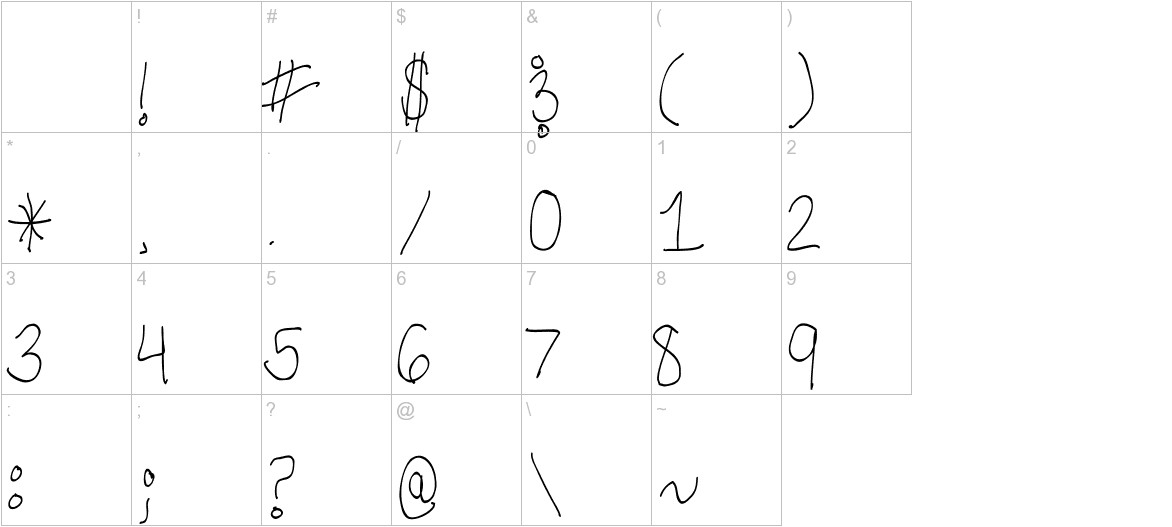 Third Grade Handwriting Font | UrbanFonts.com