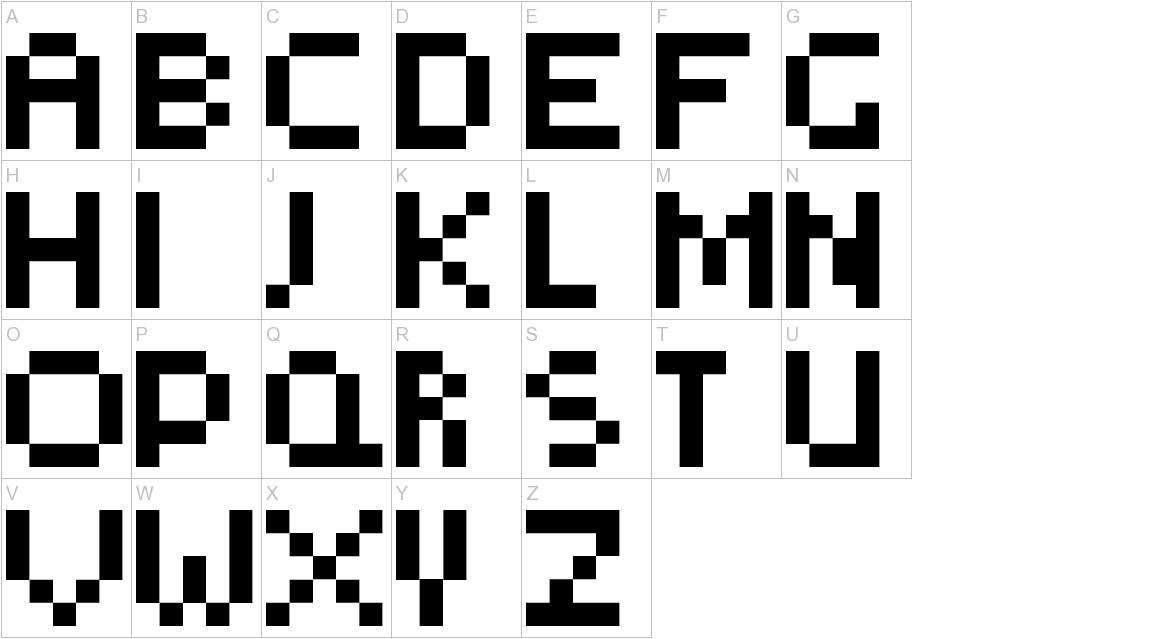 TooSimple Font | UrbanFonts.com