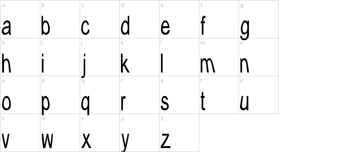 Typical ABC Font | UrbanFonts.com