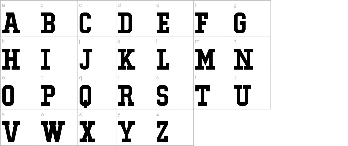 Typo College Font | UrbanFonts.com