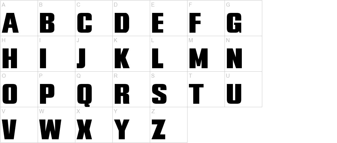 Typoline Expanded Font | UrbanFonts.com