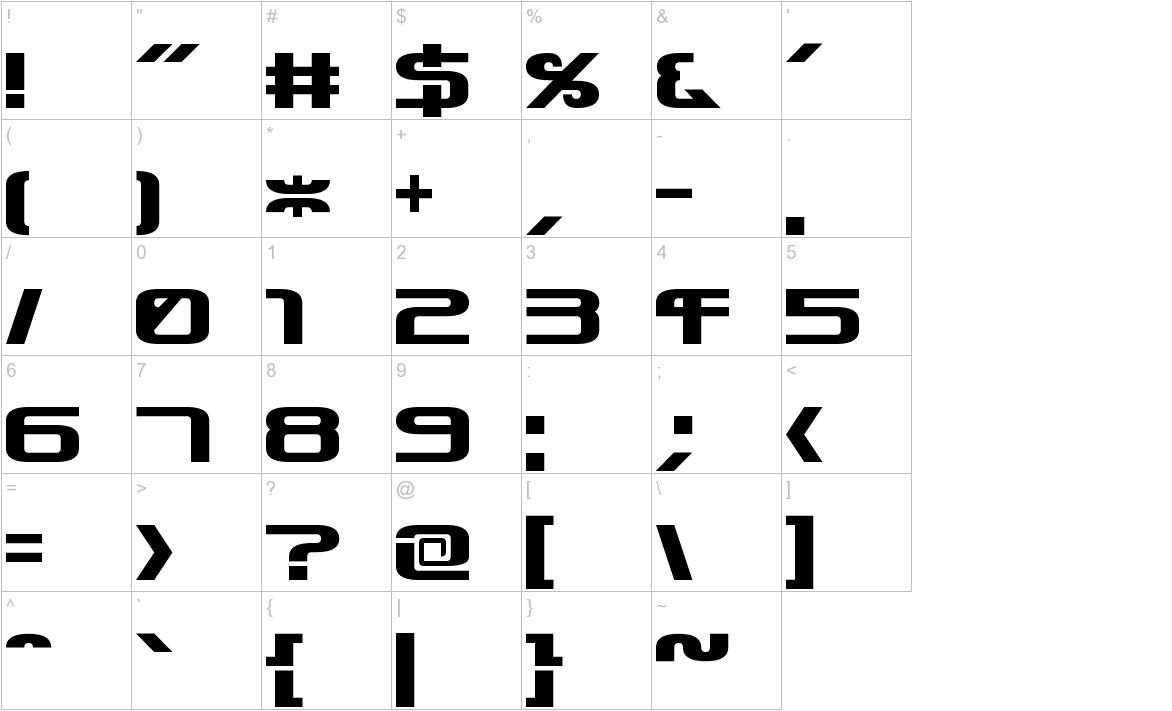 Mechanical Engineering Fonts