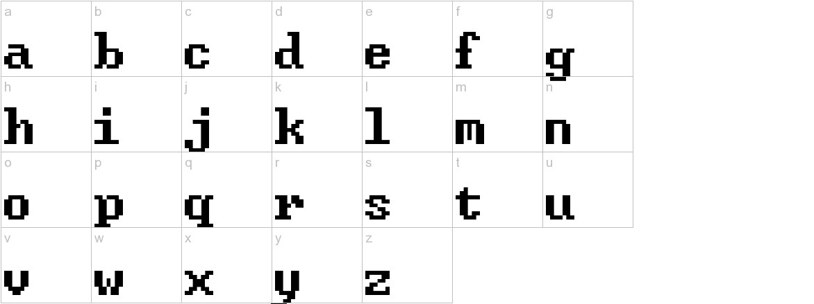 Windows Command Prompt Font | UrbanFonts.com