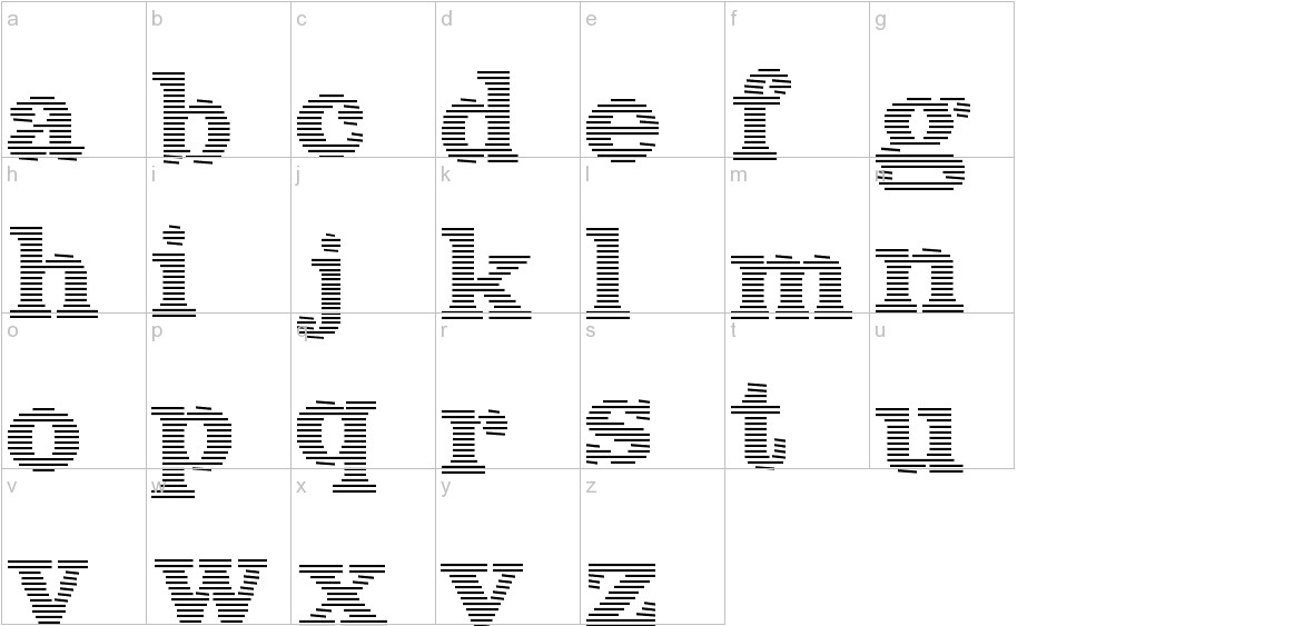 Blue lines Font | UrbanFonts.com