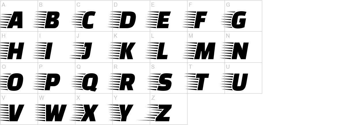 Faster One Font | UrbanFonts.com