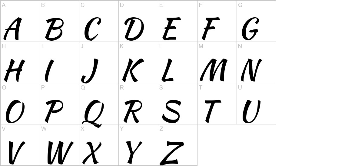Kaushan Script Uppercase