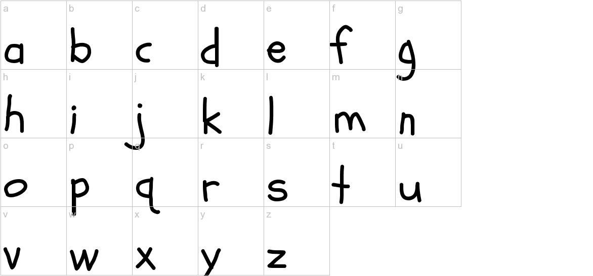 Schoolbell Font | UrbanFonts.com