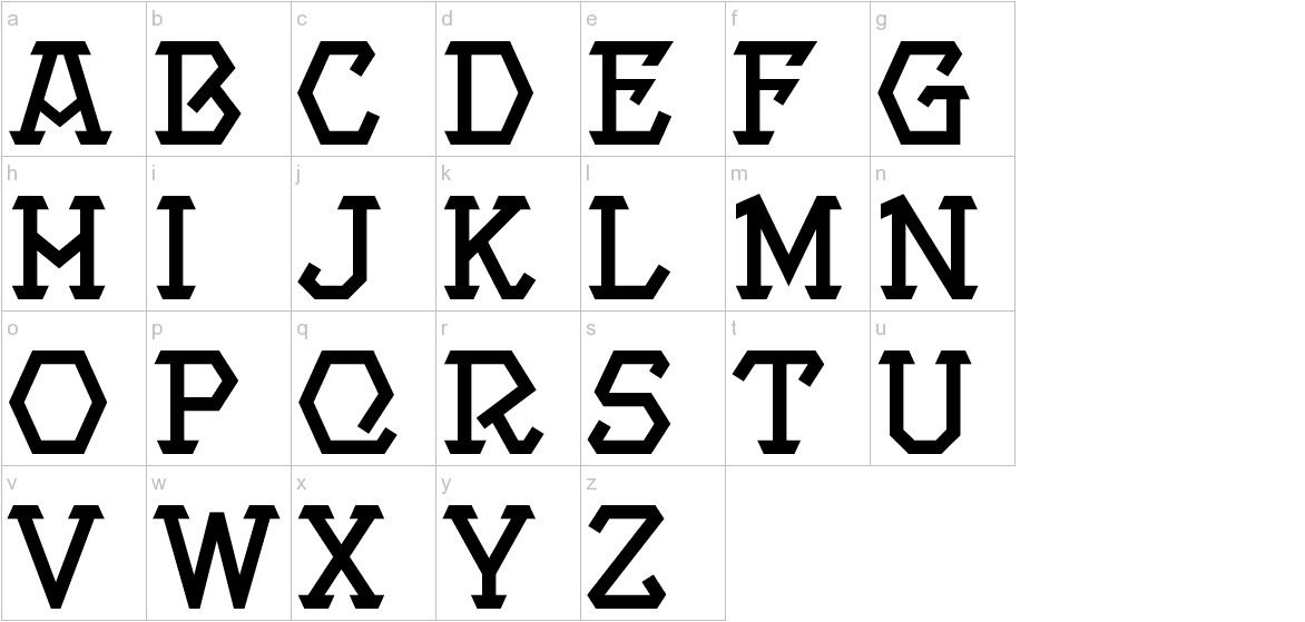 Project Font | UrbanFonts.com