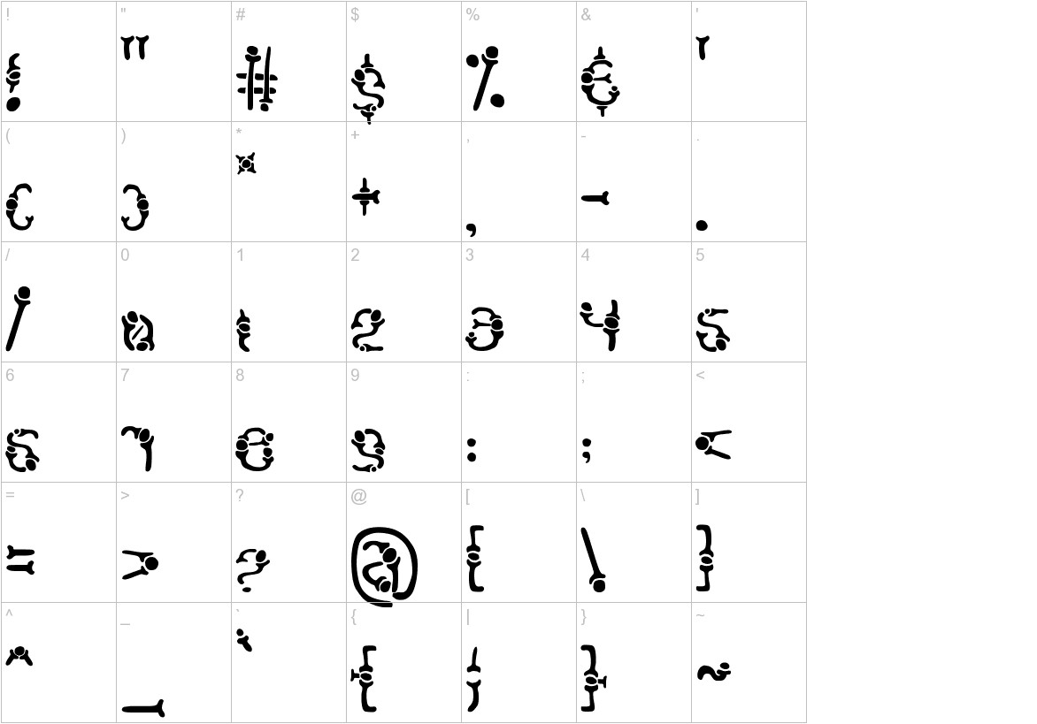 reverence dingbat | UrbanFonts.com