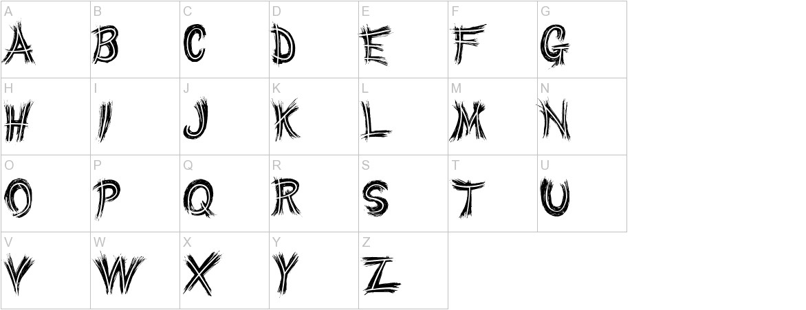 Werewolf Font | UrbanFonts.com