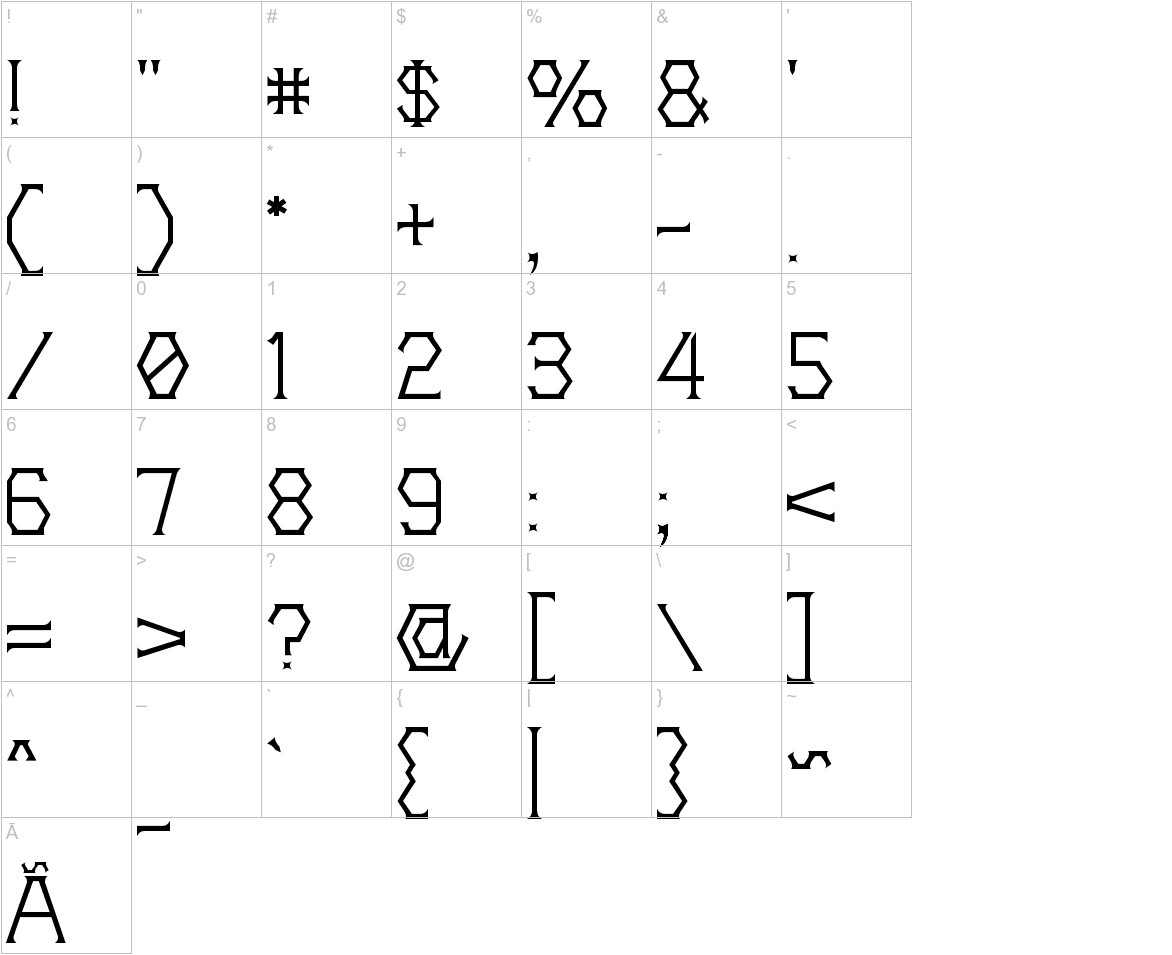 20th Centenary Faux Font | UrbanFonts.com