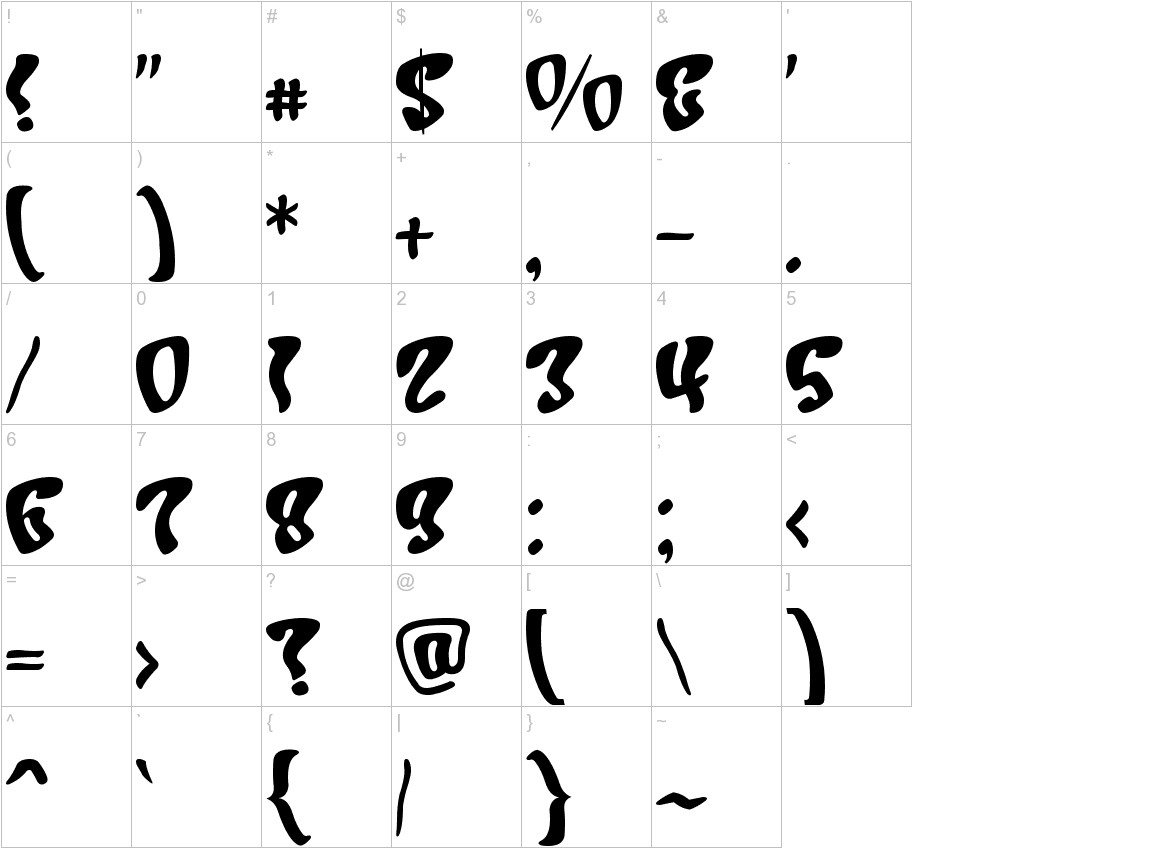 Character Bold Font | UrbanFonts.com