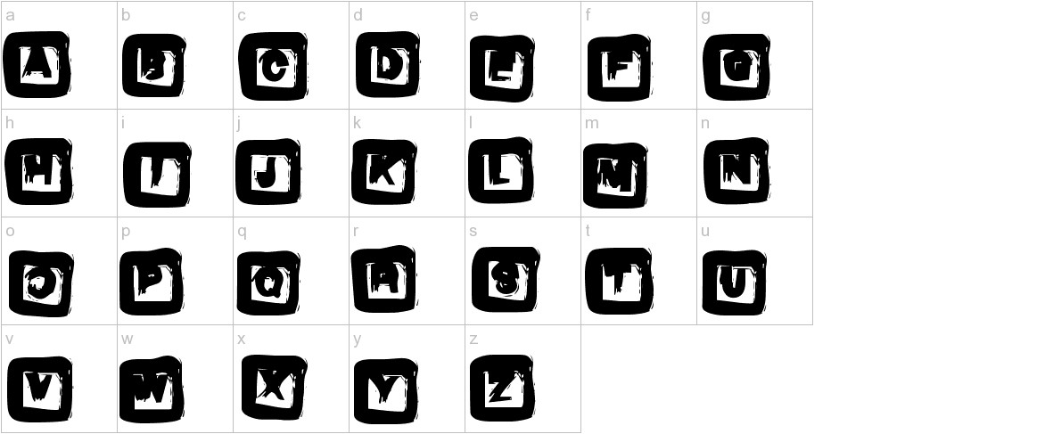 Box Font | UrbanFonts.com