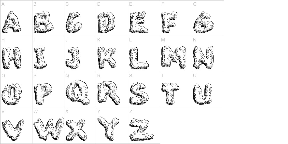 The Blob Font | UrbanFonts.com