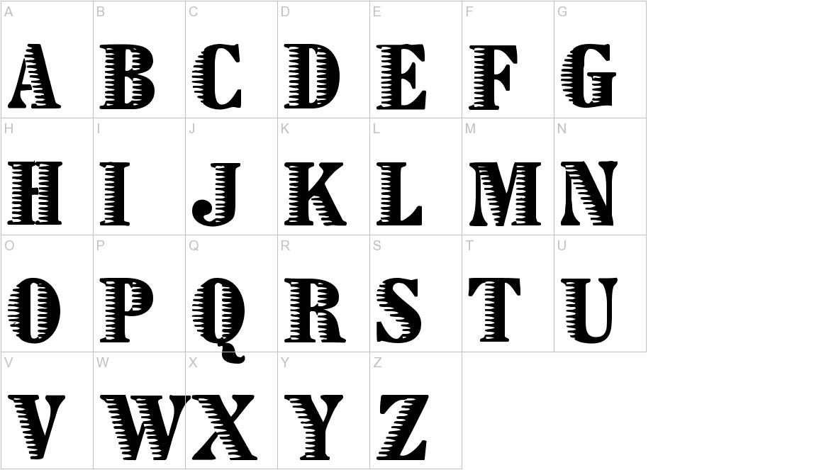 Zebra 0 Font