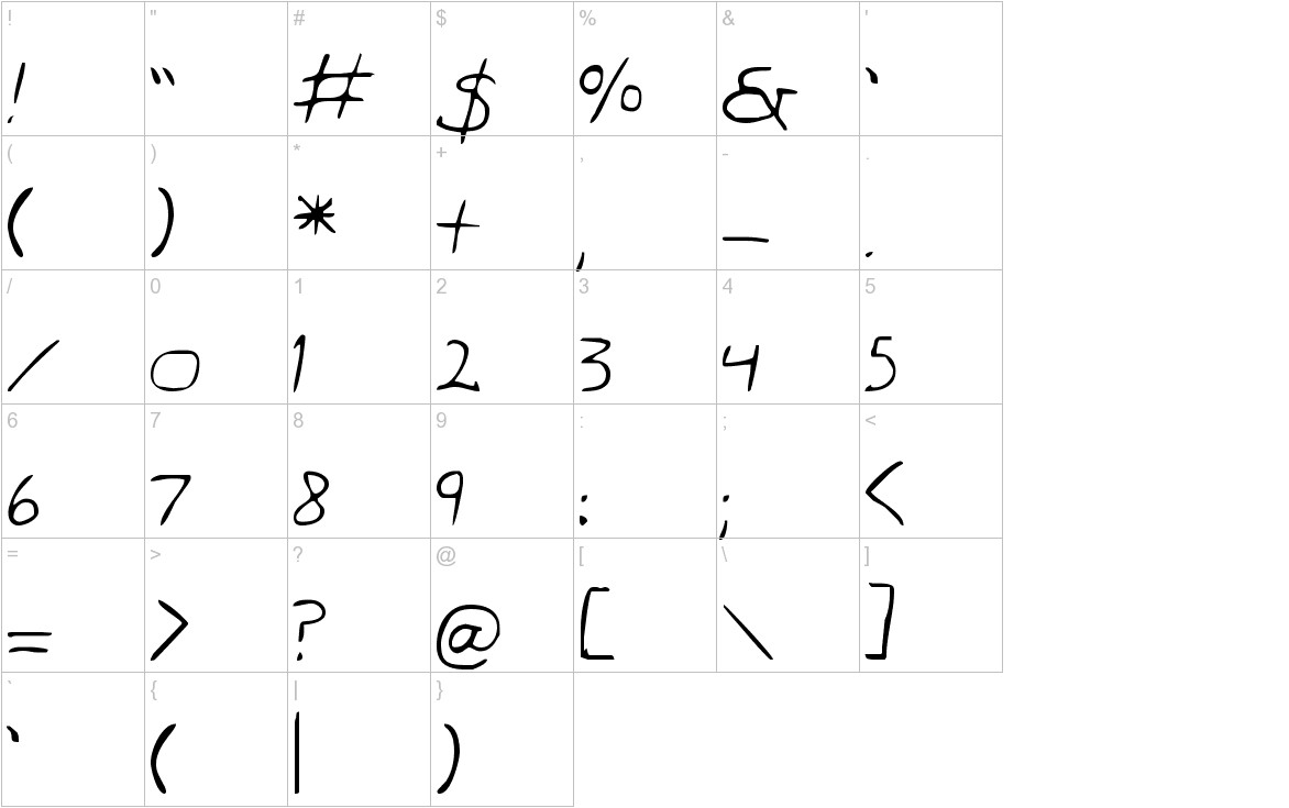 Dan's Hand Font | UrbanFonts.com