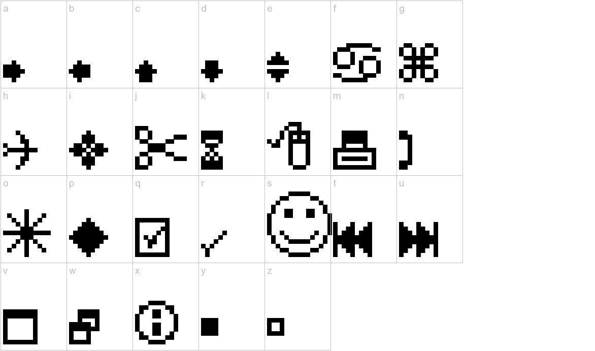 FFF Extras Font | UrbanFonts.com