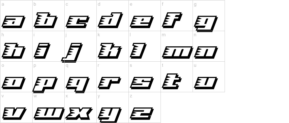 Speed Solid Font | UrbanFonts.com