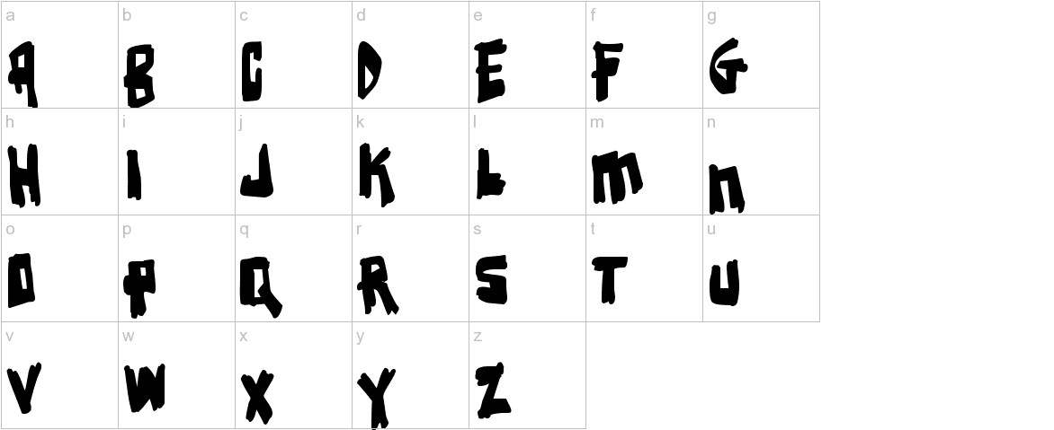 Earthquake Font | UrbanFonts.com