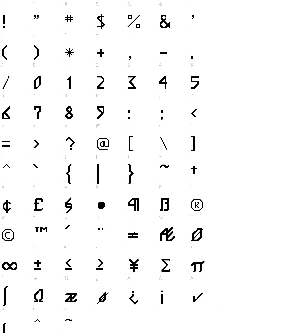 InkaBod Font | UrbanFonts.com